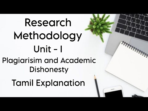 Research Methodology | Unit - I | Plagiarism and Academic Dishonesty | Tamil Explanation | BA | MSU