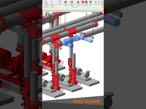 Victaulic Tools For Revit®: Rotate Selection Tool |  #Revit #VictaulicVDCWorks #FasterFromTheStart