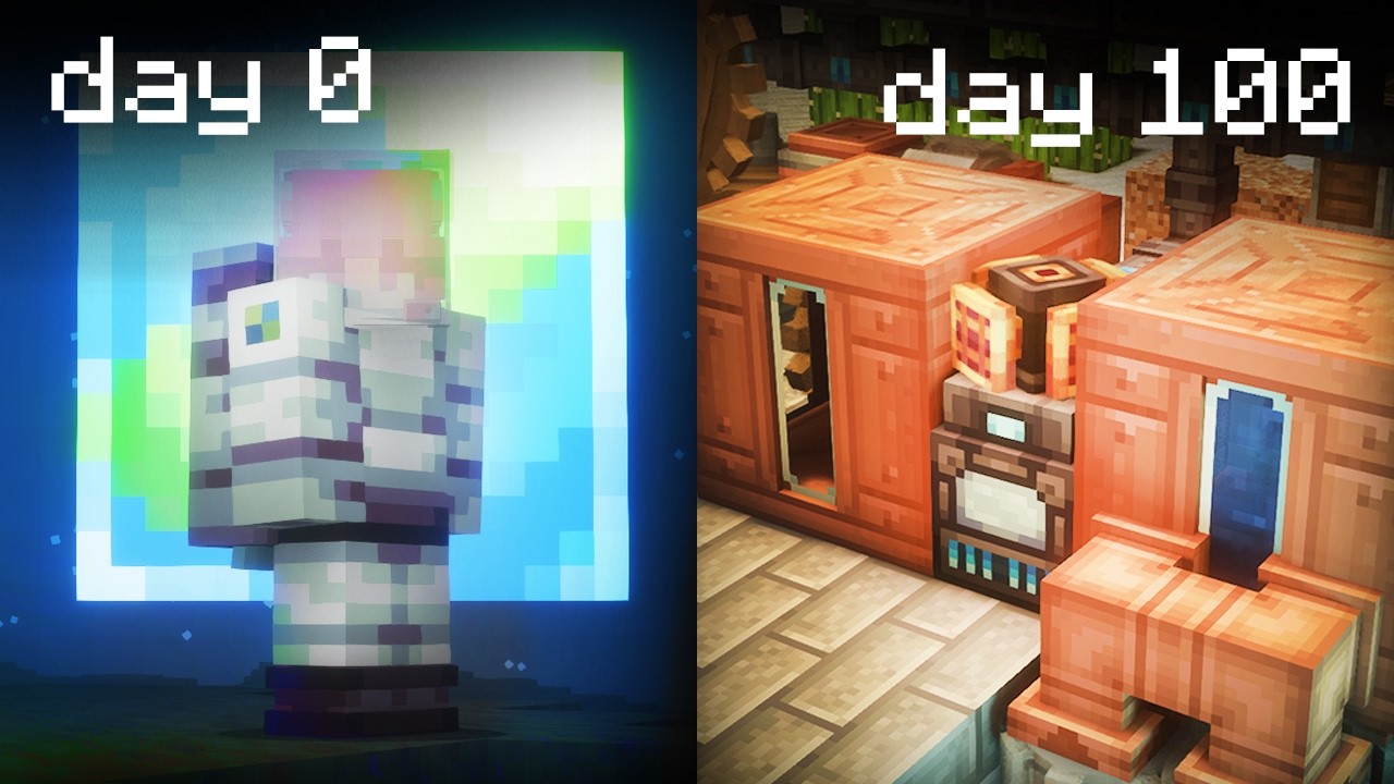 Visiting the Moon in Create Mod Minecraft (ep. 1)