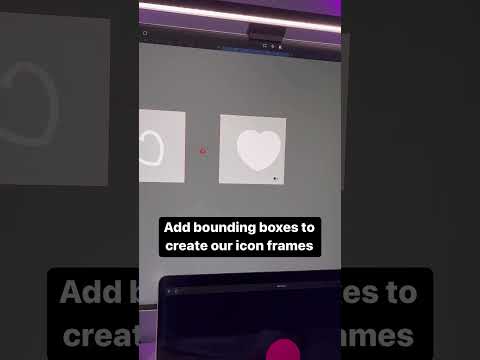 Super bouncy animated heart icon in figma