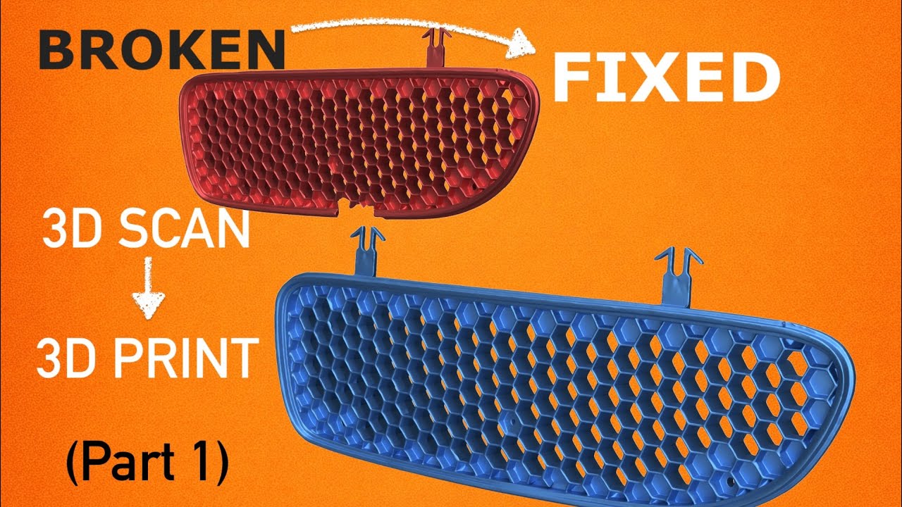 Broken Part → Working 3D Print | Skip Reverse Engineering with 3D Scanning