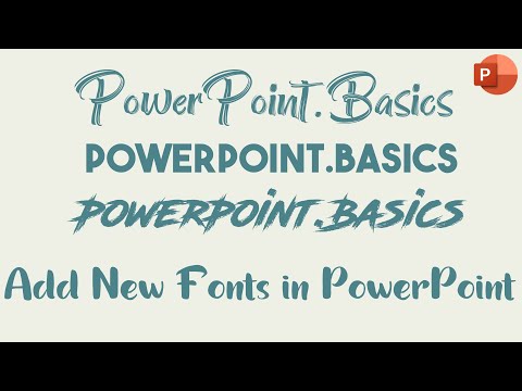 How to Add / Install New Fonts in PowerPoint | Fonts 2021 | PowerPoint