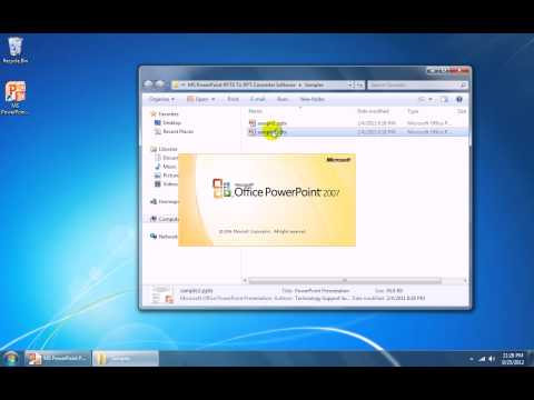 How To Use MS PowerPoint PPTX To PPT Converter Software
