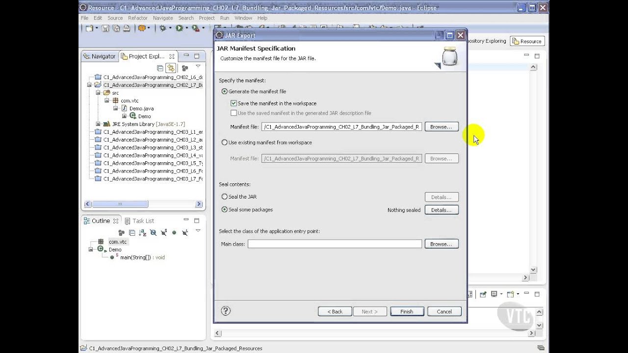 Advanced Java tutorial - Bundling & Using Jar Packaged Resources