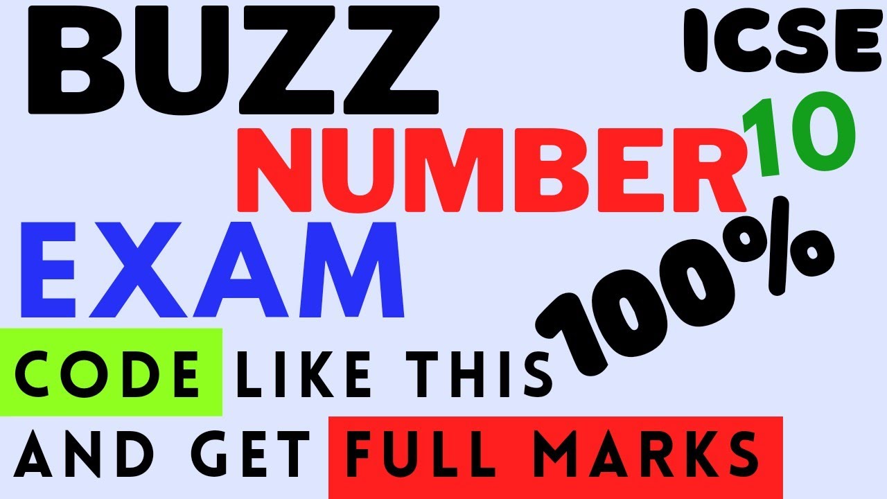 Buzz Number in Java | number programs | computer application icse | conditional construct
