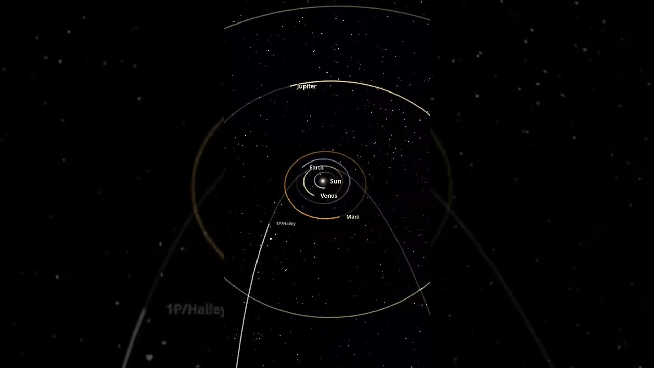 When Halley's Comet came to say hi! #comet #space #cosmoknowledge
