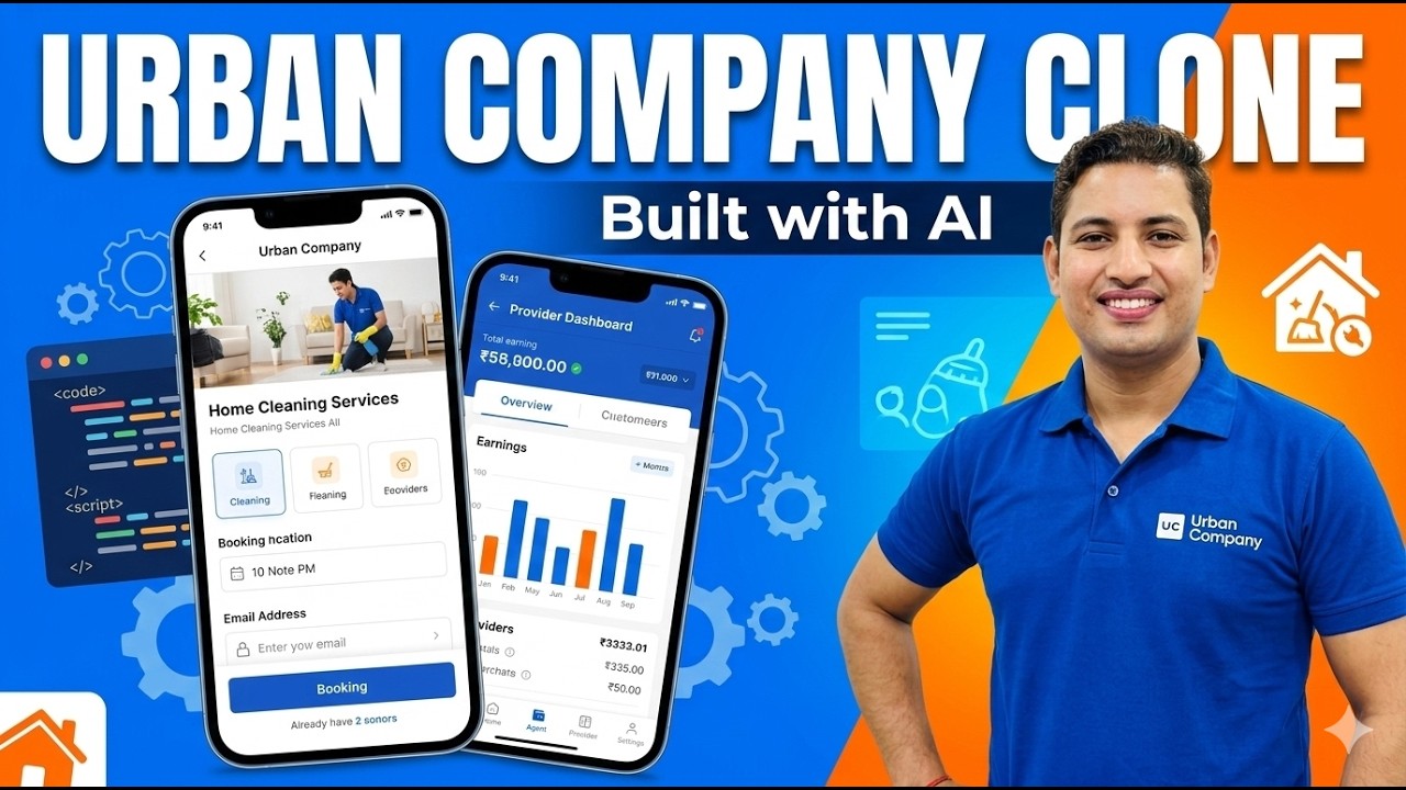I Built an Urban Company Clone Using AI & Firebase | Full Demo