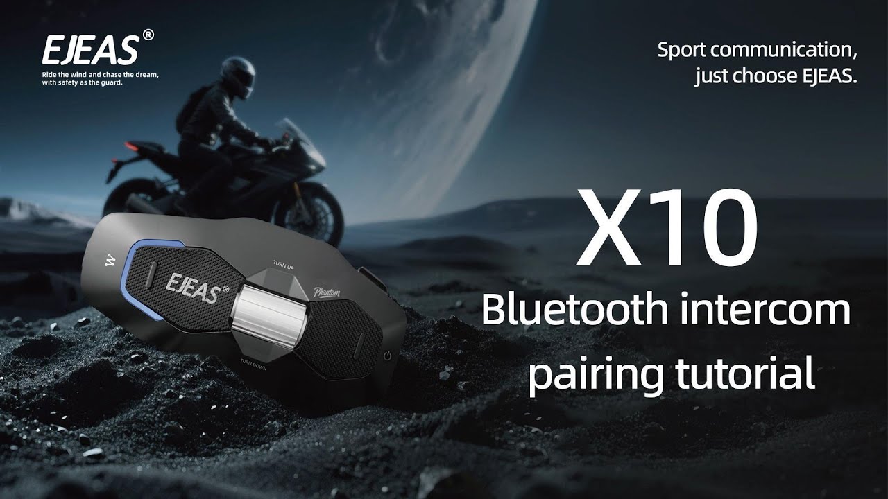 X10 Phantom Bluetooth Intercom Pairing Tutorial