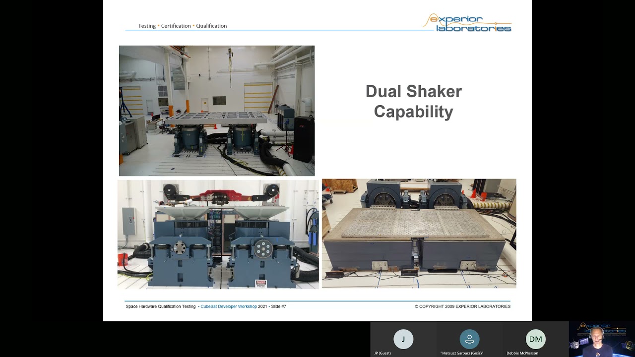 Space Hardware Testing Capability Overview
