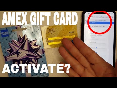 ✅ How To Activate American Express Amex Gift Card 🔴