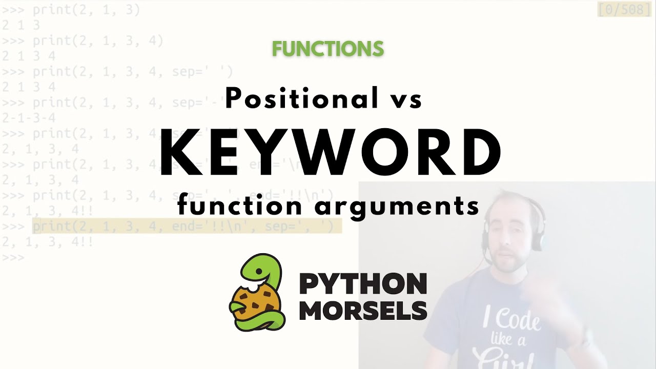 Positional vs keyword function arguments in Python