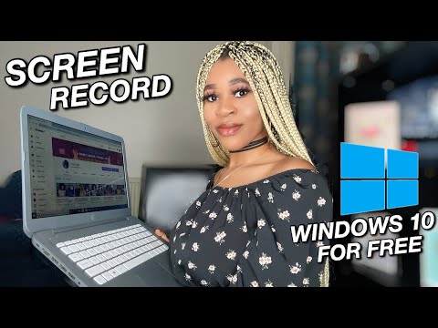 How To Screen Record On Windows 10 Laptop With Audio For Free |Tovia Ogun