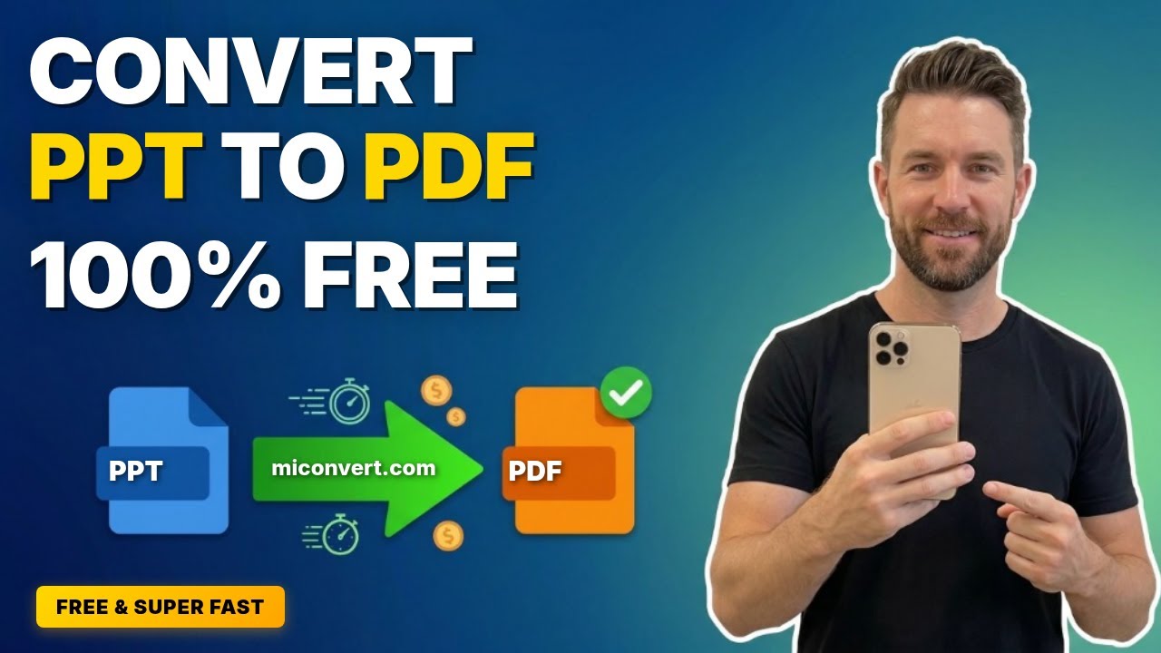 Free PPT to PDF Converter Online — Quick Tutorial