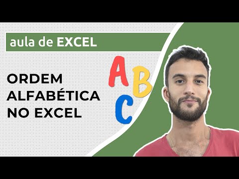 Como classificar em ORDEM ALFABÉTICA no EXCEL