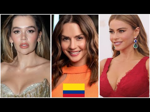 Las 10 ACTRICES Colombianas Más BELLAS de COLOMBIA 2025