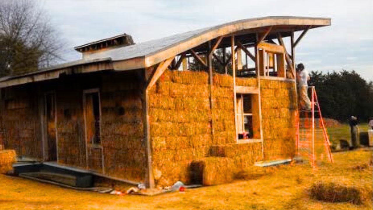 This is how they build straw houses in less than a week!