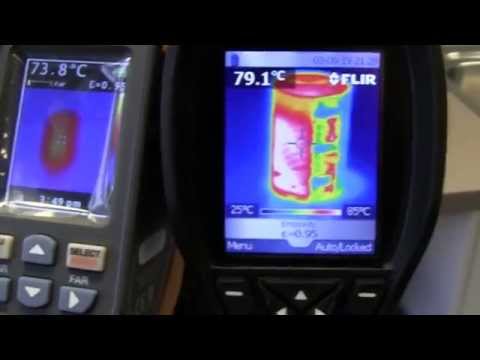 Fluke VT02 Visual Thermometer vs Flir i3 Thermal Camera