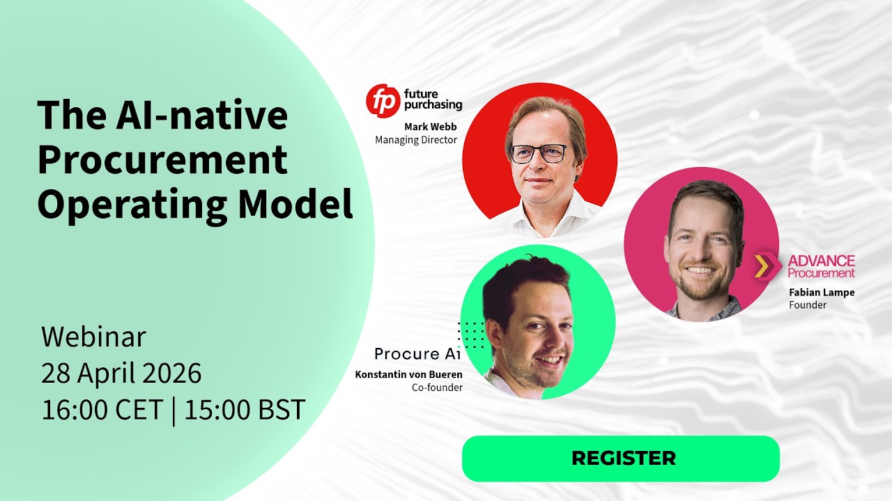 The AI-native Procurement Operating Model
