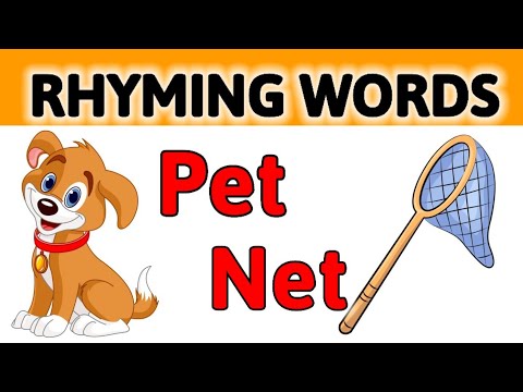 Rhyming words | Rhyming words for kids | Learning Videos For kids | Educational videos for kids