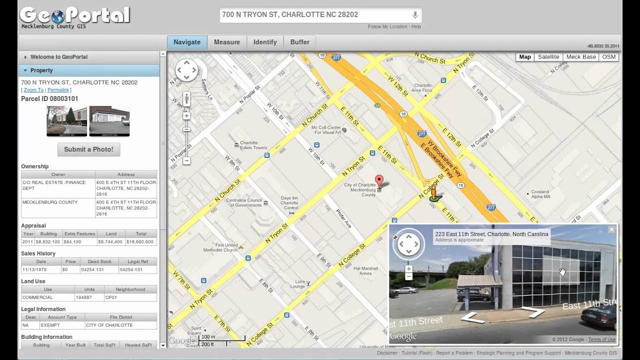 Mecklenburg County - GeoPortal Tutorial