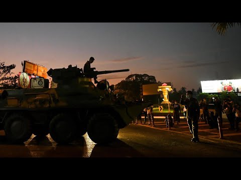 Myanmar: armoured vehicles roll into cities as internet shut down ...