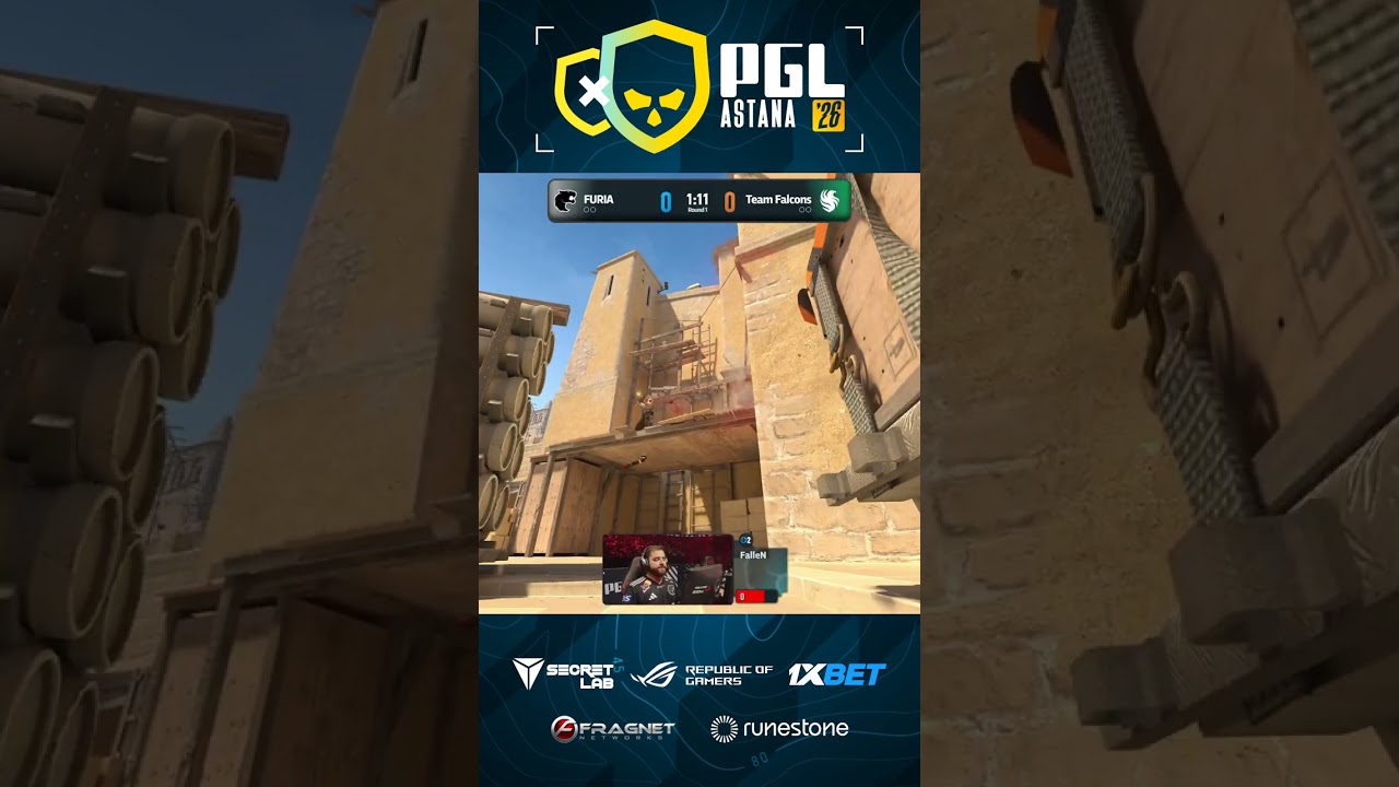 kyousuke DESTROYS FURIA on pistol round #pgl #astana #cs #cs2