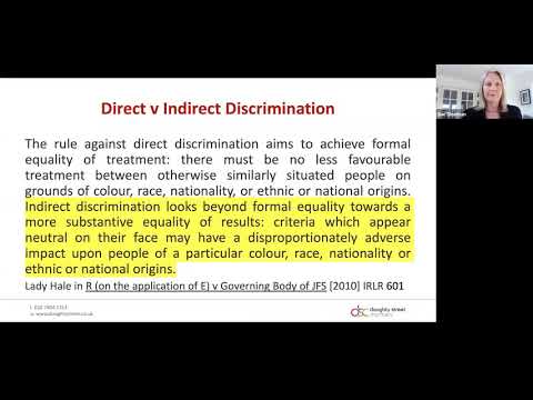 Indirect Discrimination