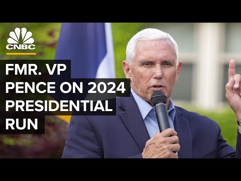 Former Vice President Mike Pence launches his 2024 GOP presidential bid in Iowa — 6/7/23