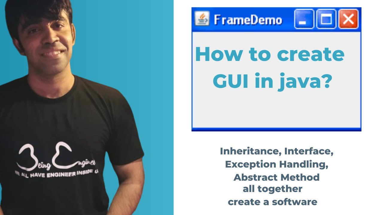 How to create a Graphical User Interface in Java