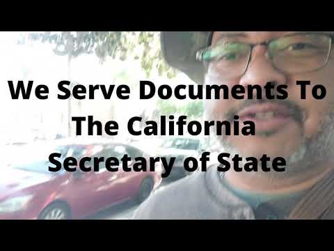 Need Service of Process on California Secretary of State | Sacramento Process Server