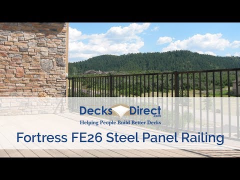 FE26 Steel Panel Railing System by Fortress