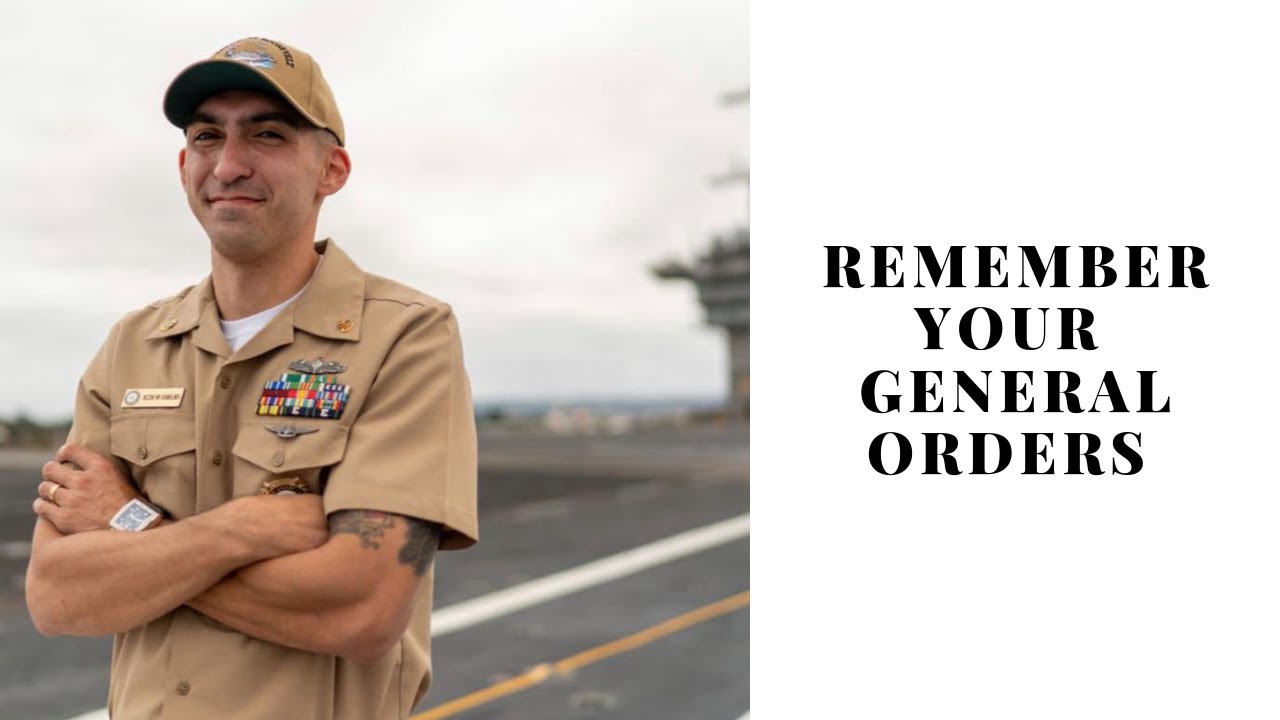 Quick way to memorize general orders!