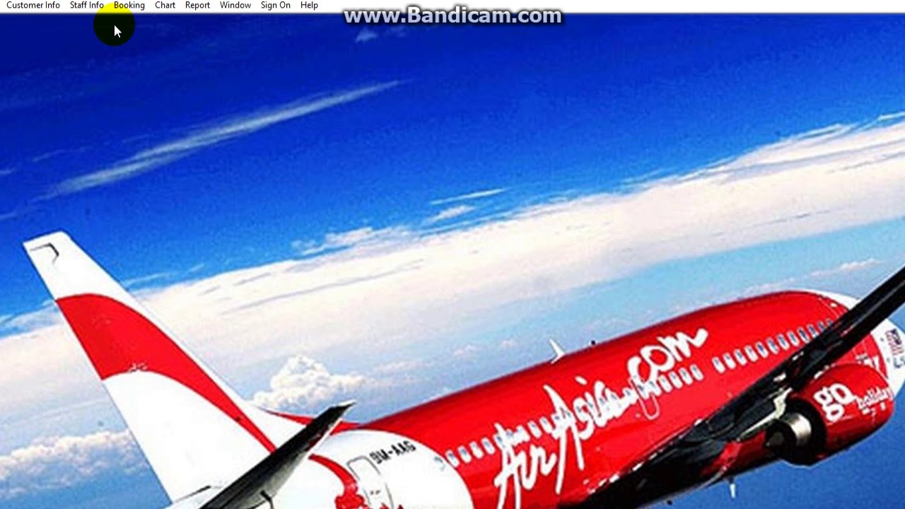 Airline Reservation System in visual basic 6