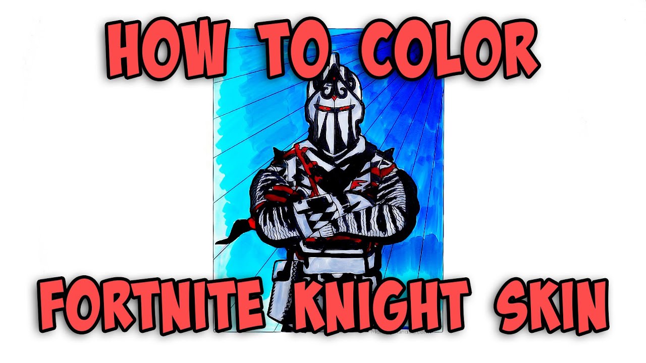 Coloring Fortnite Knight Skin | Fortnite | Coloring Pages for Kids | Monday Mandala
