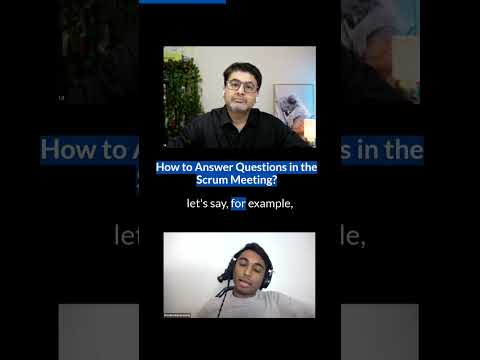 How to answer questions in the scrum meeting? | #scrum #meeting #confidenceiskey #confidenceboost