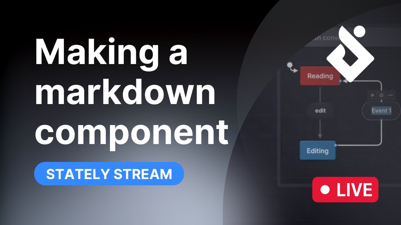 Stately Stream: Making a markdown component