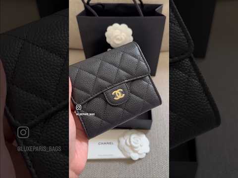 Unboxing Chanel classic Flap Wallet in caviar leather π₯°β€οΈ
