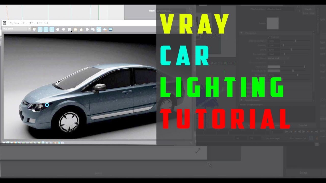 vray car lighting | Vray car rendering tutorial |  Tutorial: Basic Studio Lighting for Automotive