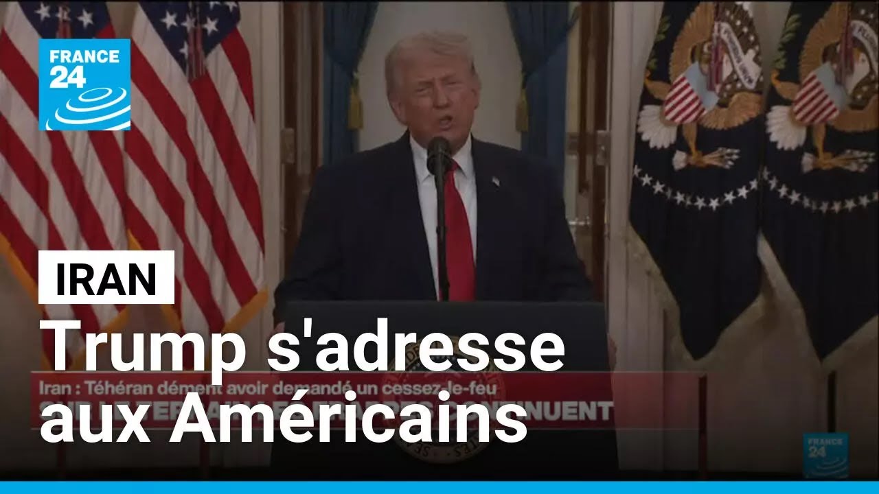 Donald Trump s'adresse aux Américains sur la guerre en Iran • FRANCE 24