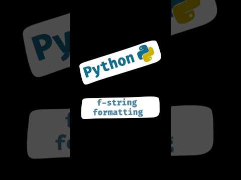 Python f-strings: format numbers 📊💡