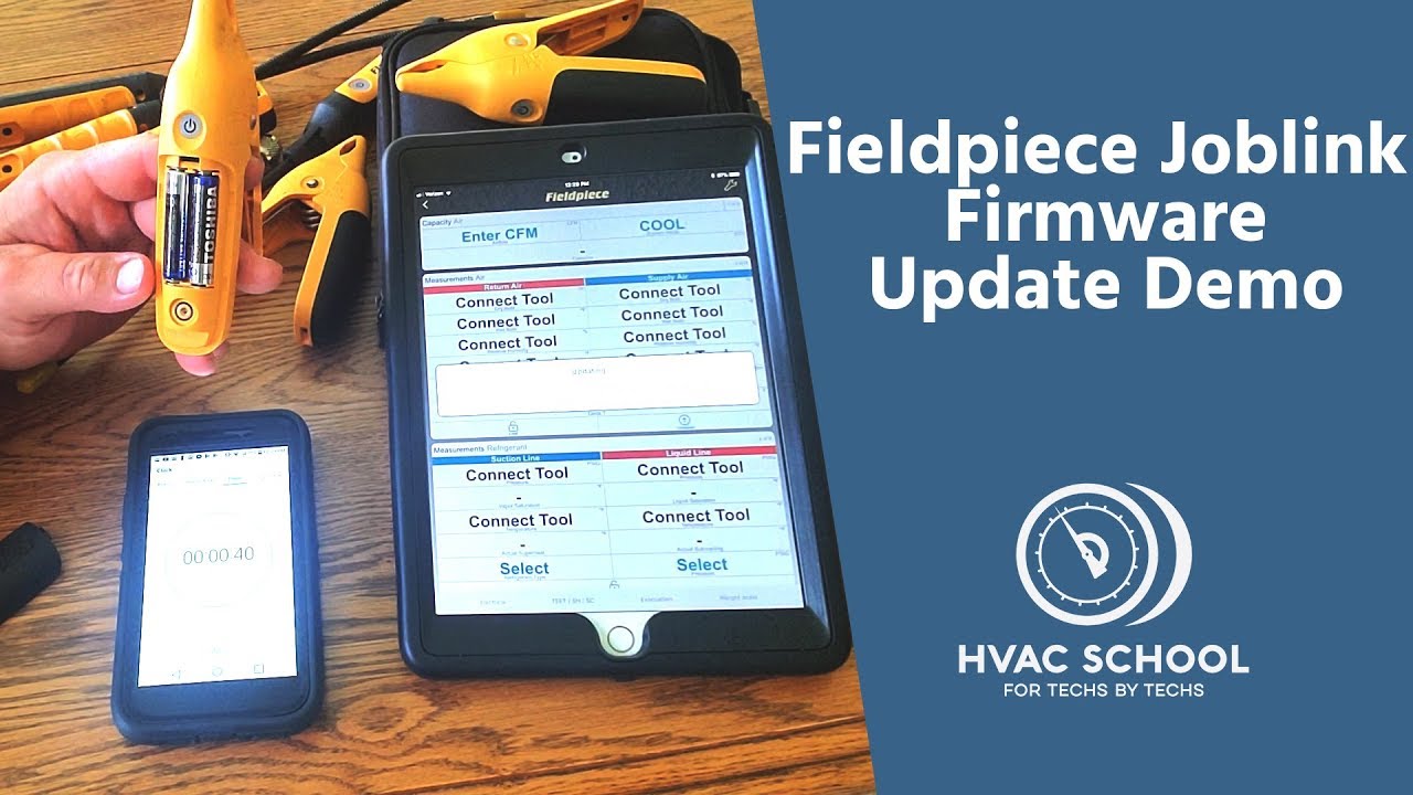 Fieldpiece Joblink Firmware Update Demo