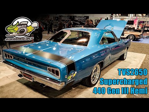 SEMA 2023: Dodge Coronet 440cid Gen III Hemi with a Magnuson 2650