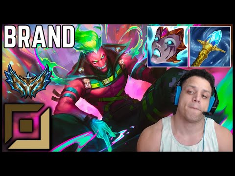 🔥 Tyler1 BACK IN NA! OVER 1000 LP+ | Brand ADC Full Gameplay | Season 14 ᴴᴰ