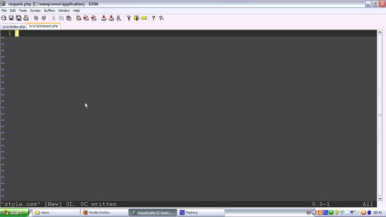 PHP Basic MVC Framework Part 1 - Basic Setup