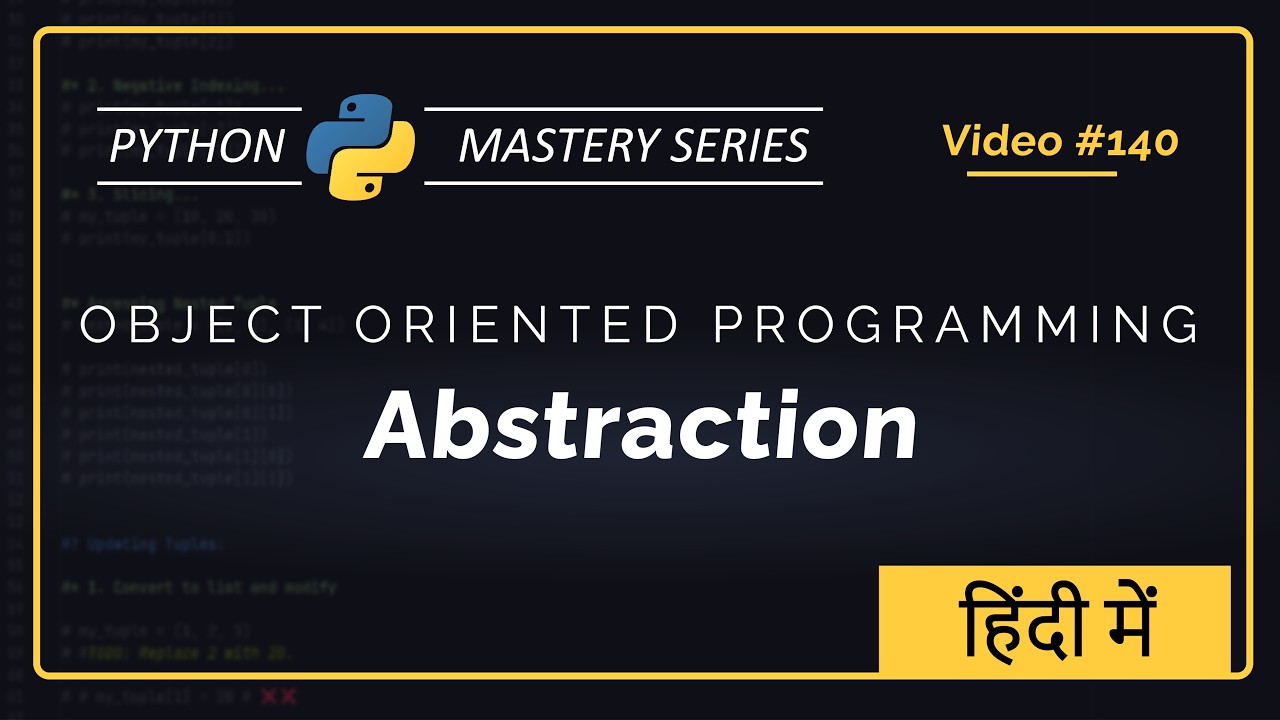 Abstraction in Python for Beginners | ABC, Abstract Methods & Properties Explained