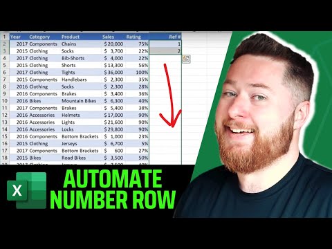 Excel: Auto-Number Rows in Seconds