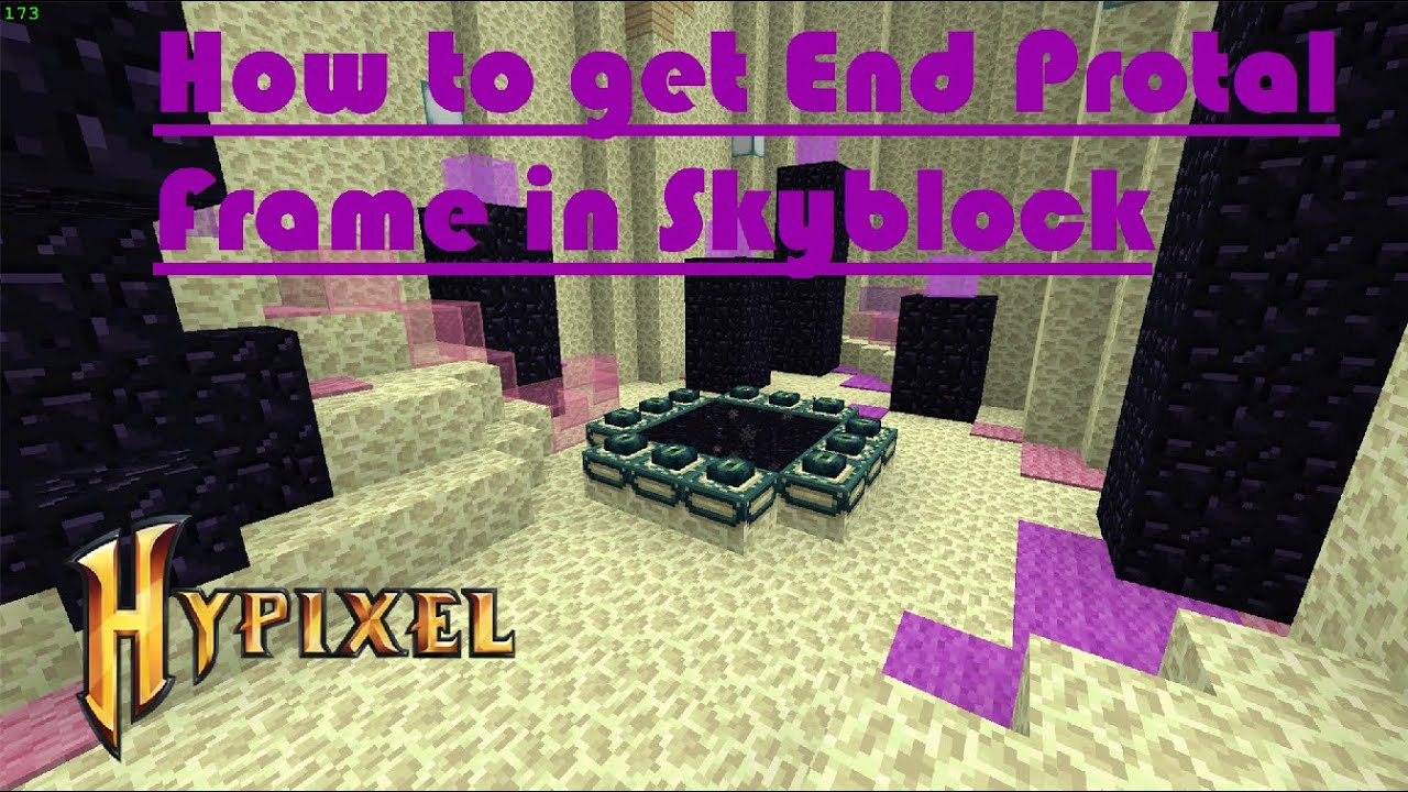 How to get End Portal Frame In Skyblock!!!!  [ Hypixel ]
