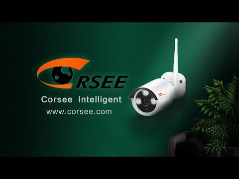 CORSEE Wireless Surveillance Camera System for Remote View by Mobile