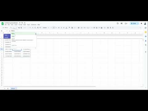 Generate Random Number in Google Sheet Using RAND function