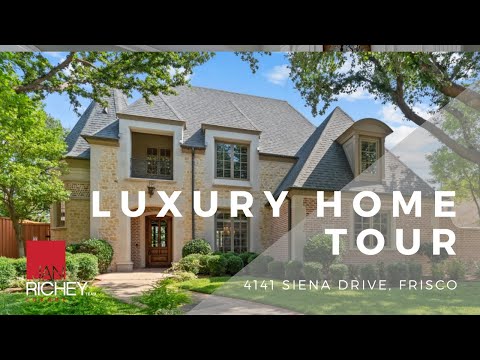 Frisco Luxury Home Tour - 4141 Siena Drive Frisco Texas